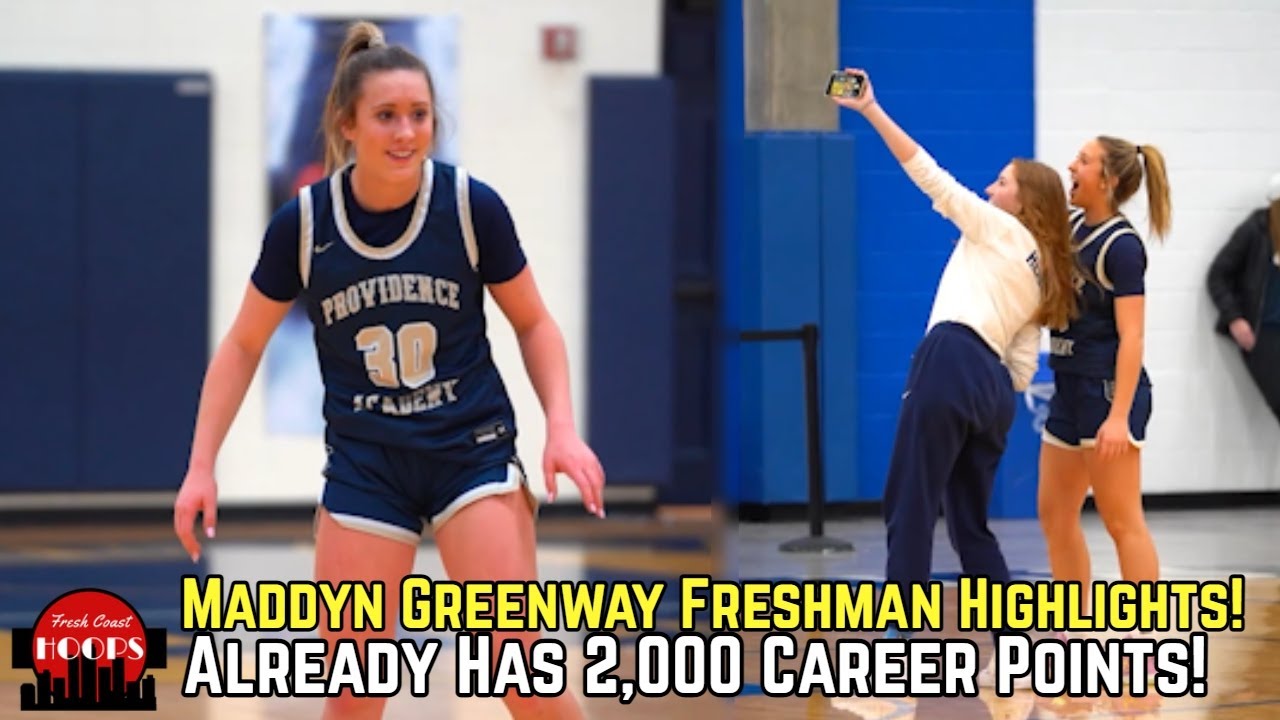 Maddyn Greenway Freshman Highlights! 2026 Guard Averaged 31 PPG! - YouTube
