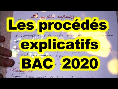 درس - Les procédés explicatifs - YouTube