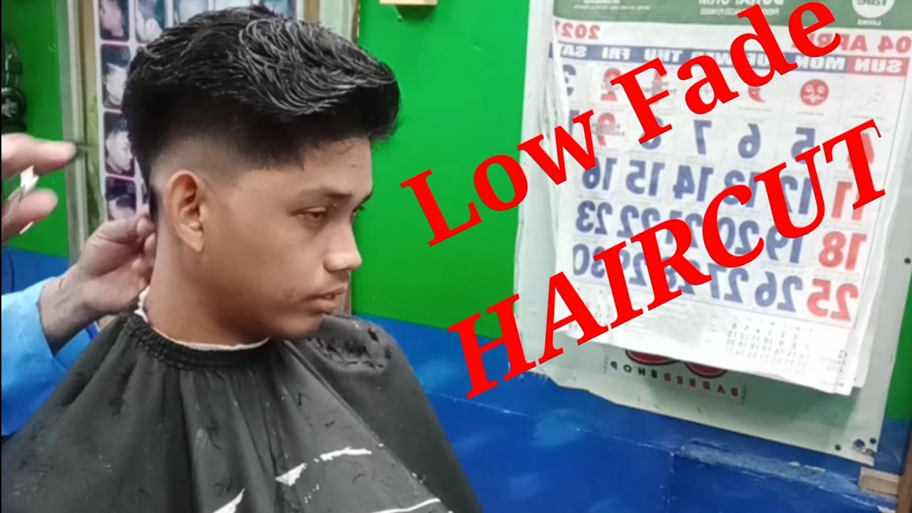 Paano mag Gupit ng Low Fade Haircut sa hindi pantay na ulo - YouTube