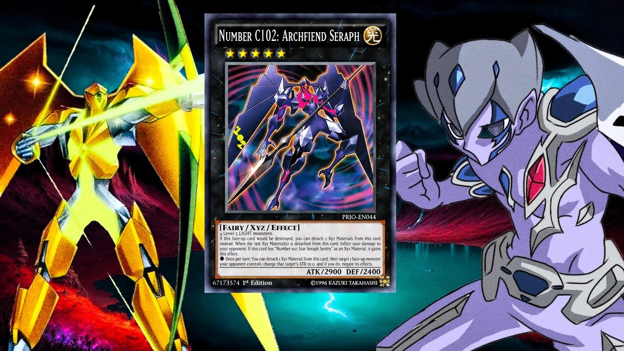 YU-GI-OH(YGOPRO) Star Seraph deck,Number C102: Archfiend Seraph - YouTube