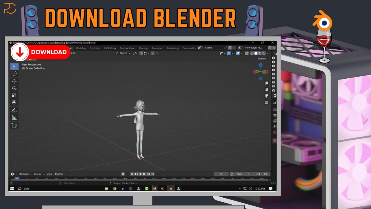 How to Download and Install Blender on PC & Laptop | 2024 - YouTube