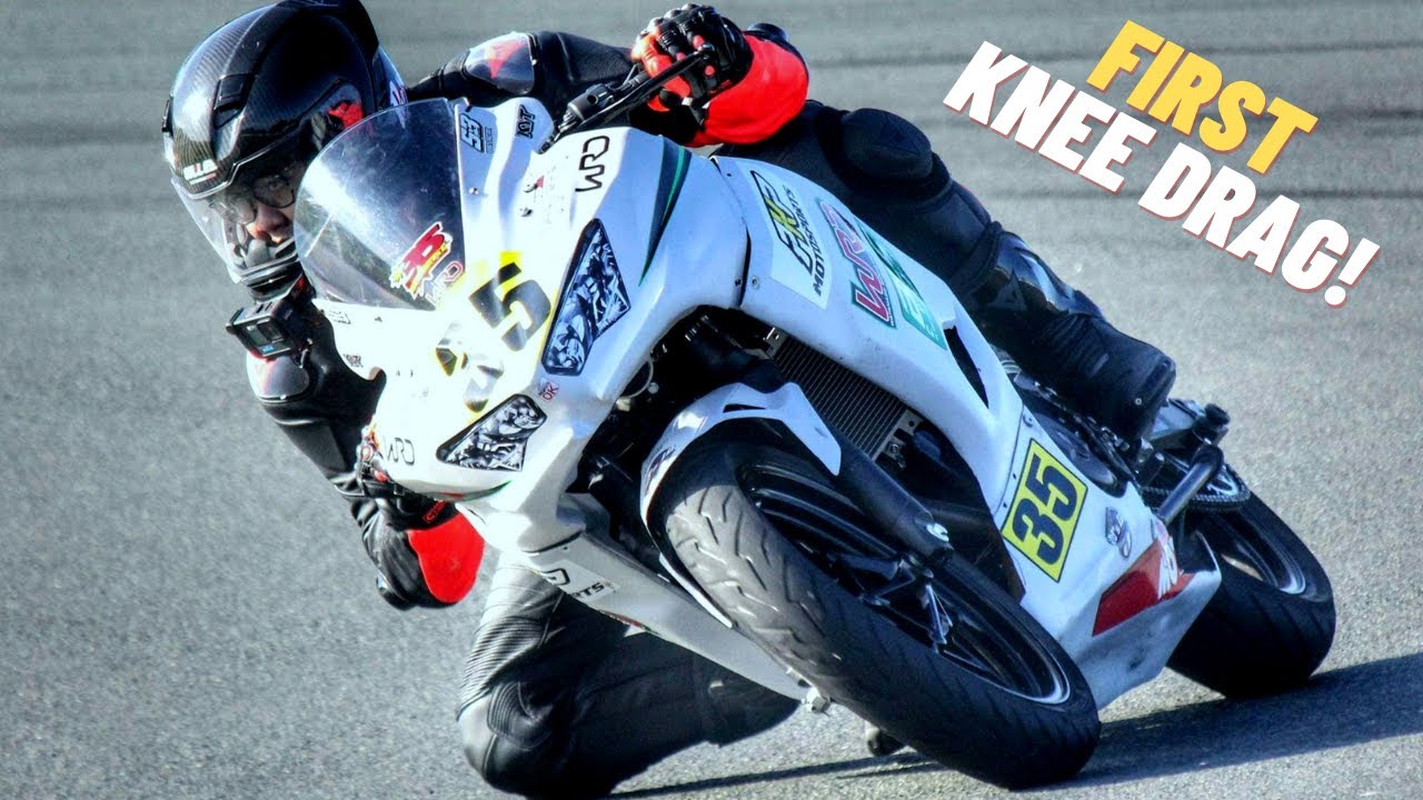 First knee drag on clark international speedway (Training with Dashi ...