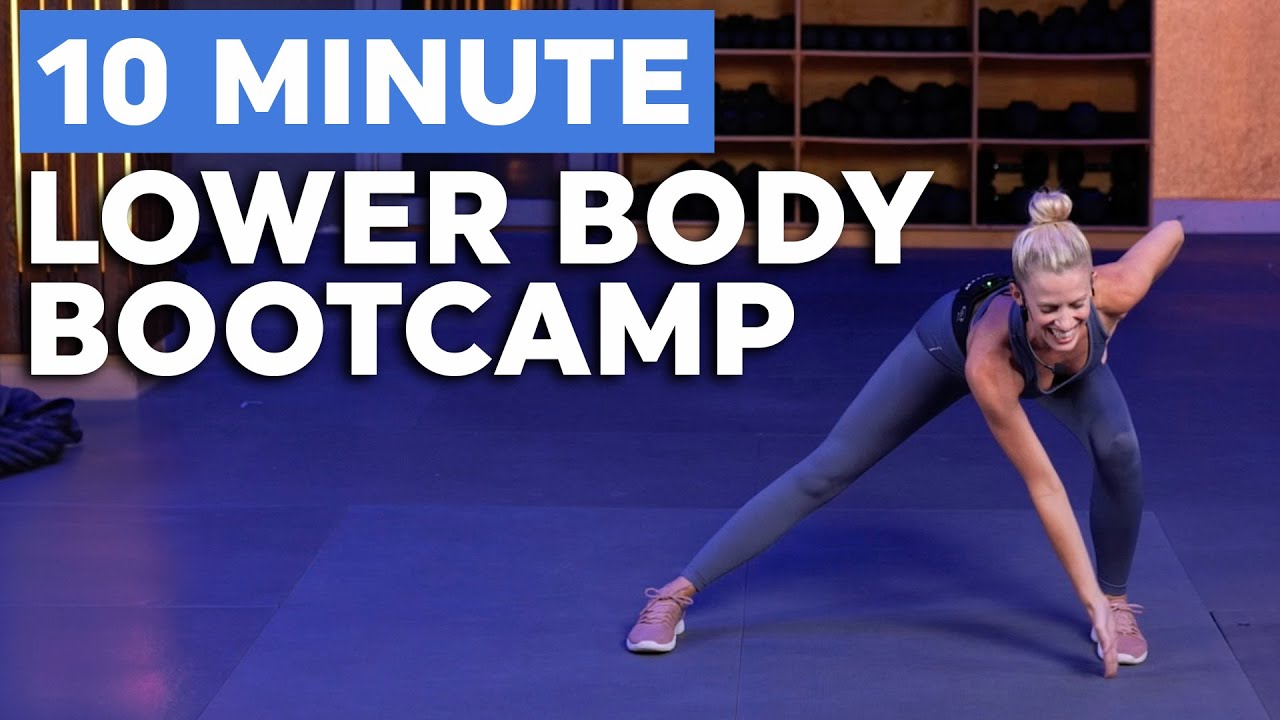 10 Minute Bodyweight Only Lower Body Bootcamp - YouTube
