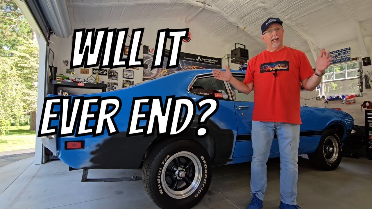 Surprising secrets behind painting the Maverick after rust repair - YouTube