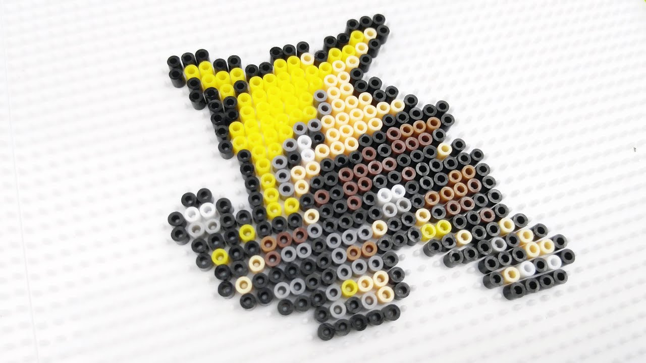 How To Make Alakazam Pokemon Perler Beads - YouTube