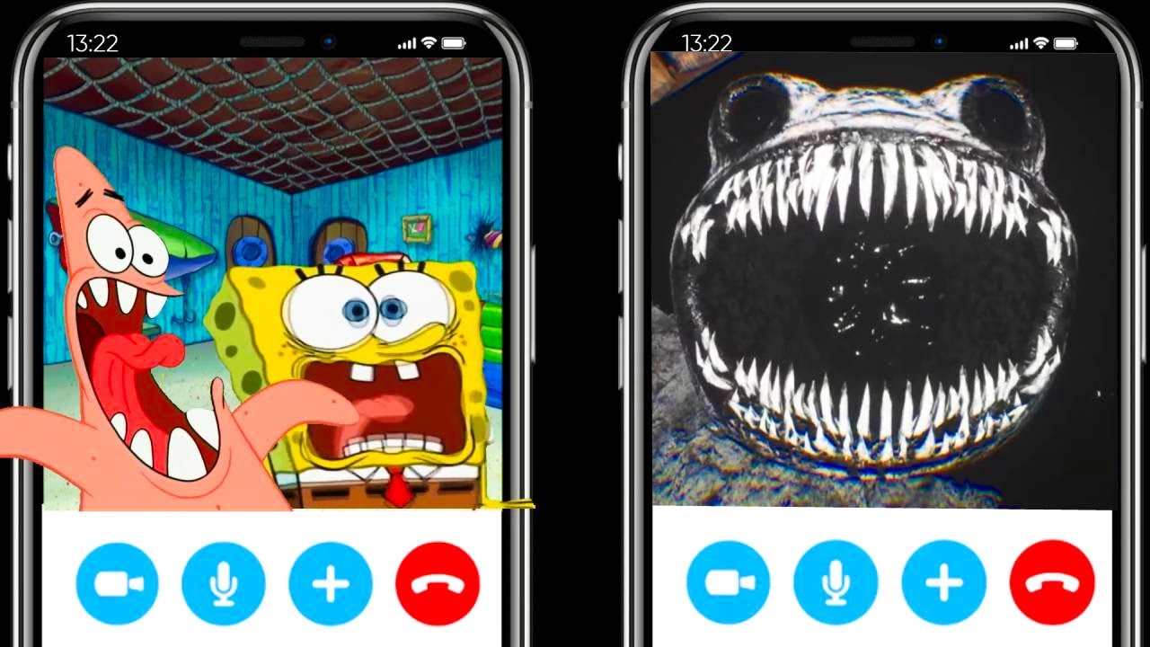 PATRICK & SPONGEBOB CALLS THE MONSTER FROM ZOONOMALY!!! SCARY CALL ...