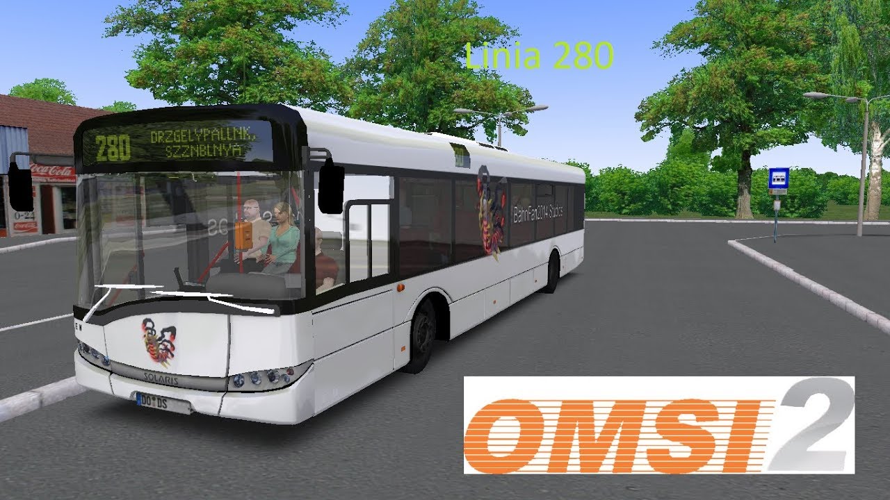 OMSI 2 Börzsöny Fictional 2 0b Linia 280 Solaris Urbino 12 III Beta 0.8 ...