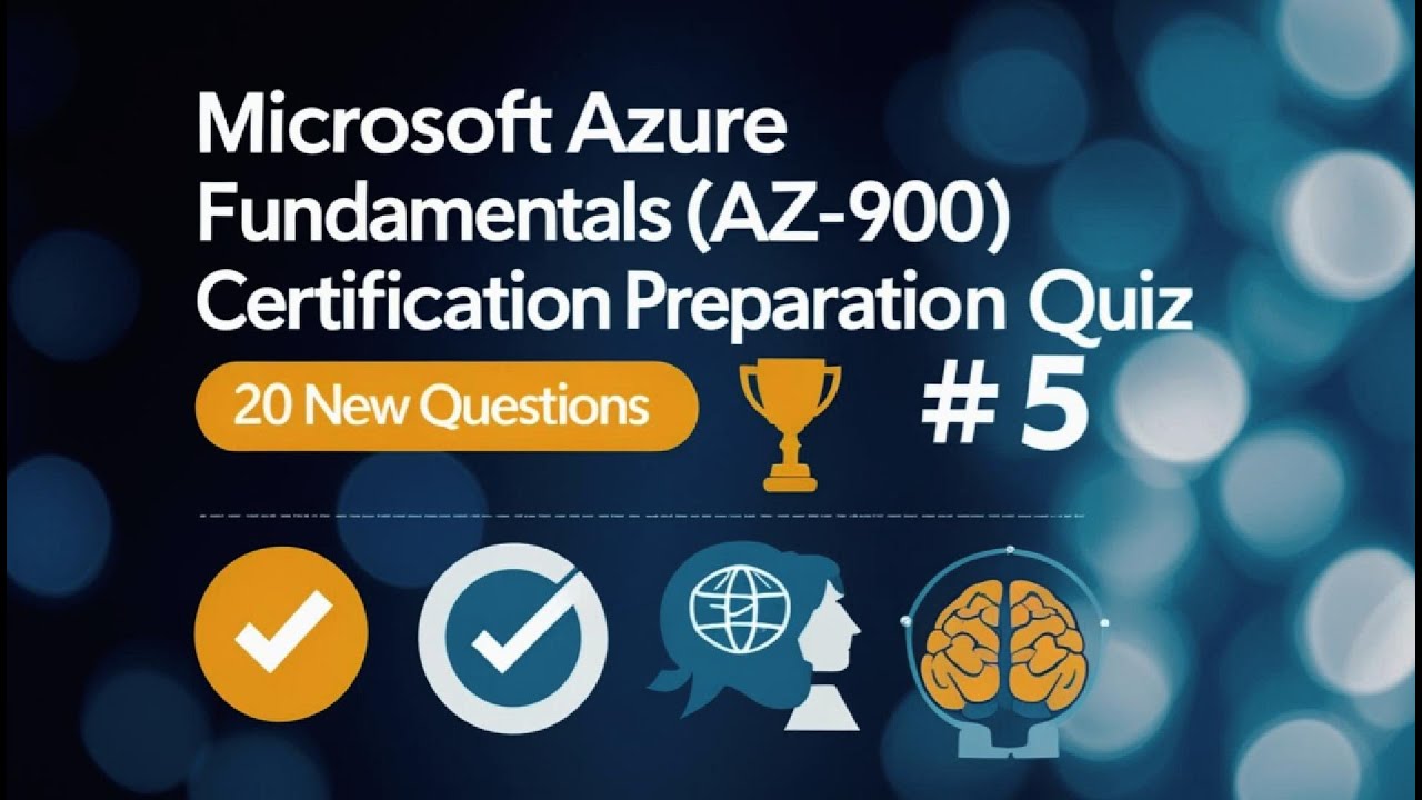 🌟 AZ-900 Certification Prep: Challenge Yourself with This Azure Quiz # 5!🌟 - YouTube