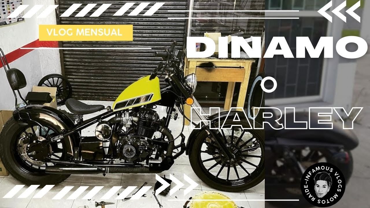 Harley davison Iron 883 o dinamo chopper 250 - YouTube