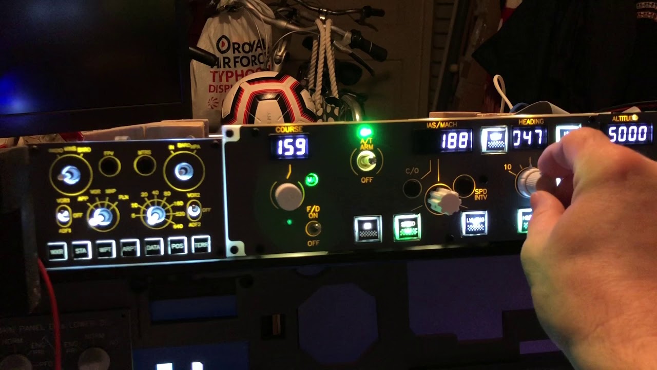 DIY 737 Flightsim Cockpit Status June 2020 - YouTube