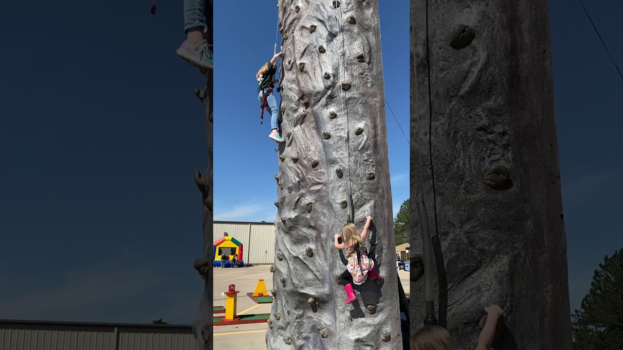 Lilly rock climbing - YouTube