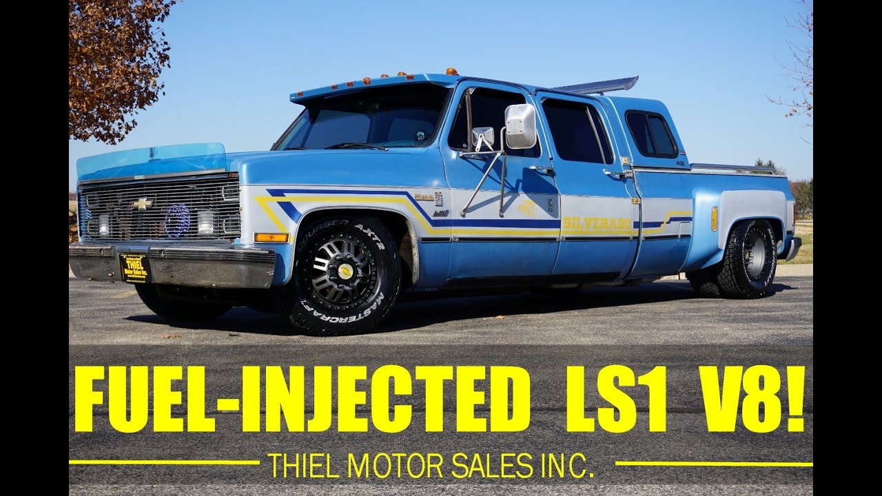 CUSTOMIZED LS POWERED 1984 C30 1-TON DUALLY HOT ROD RAT ROD HAULER FOR ...