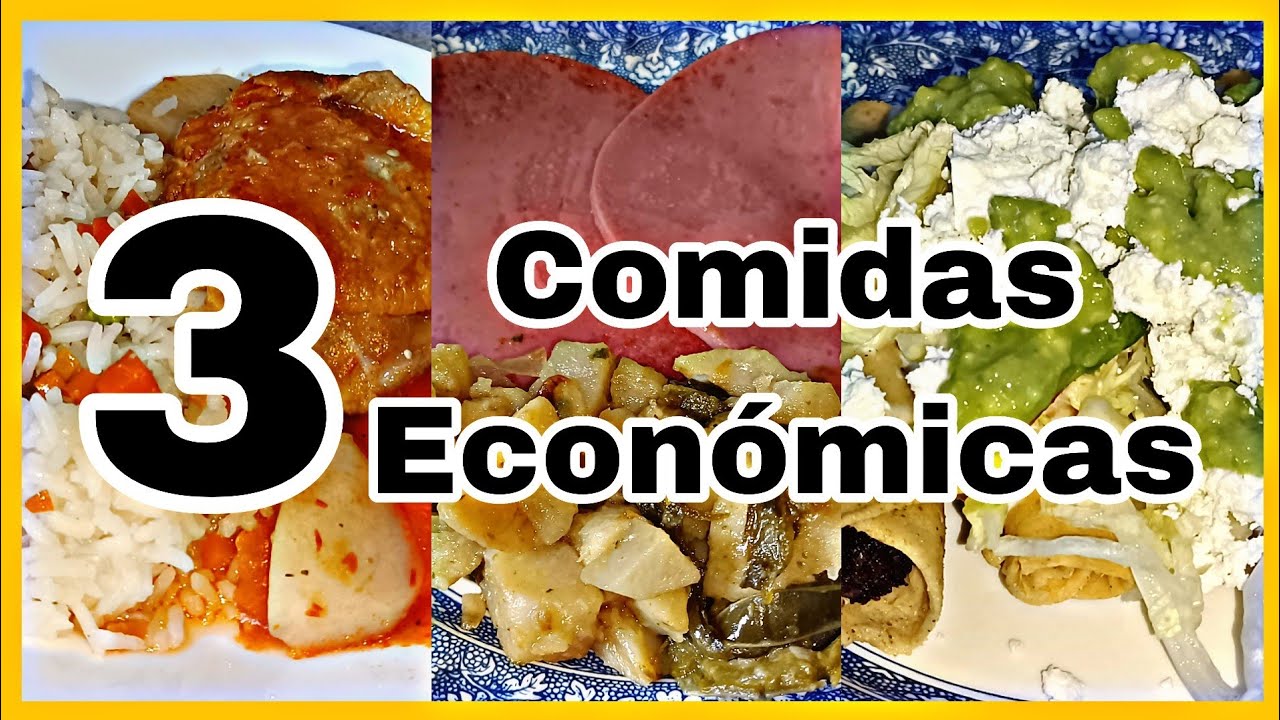Menú Semanal Económico #40 | Comidas Económicas #recetasfaciles #menu # ...