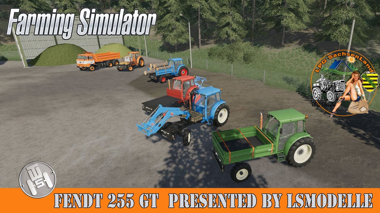 LS19 Mod-Vorstellung : Geräteträger Fendt F255 GT - Modifikation für ...