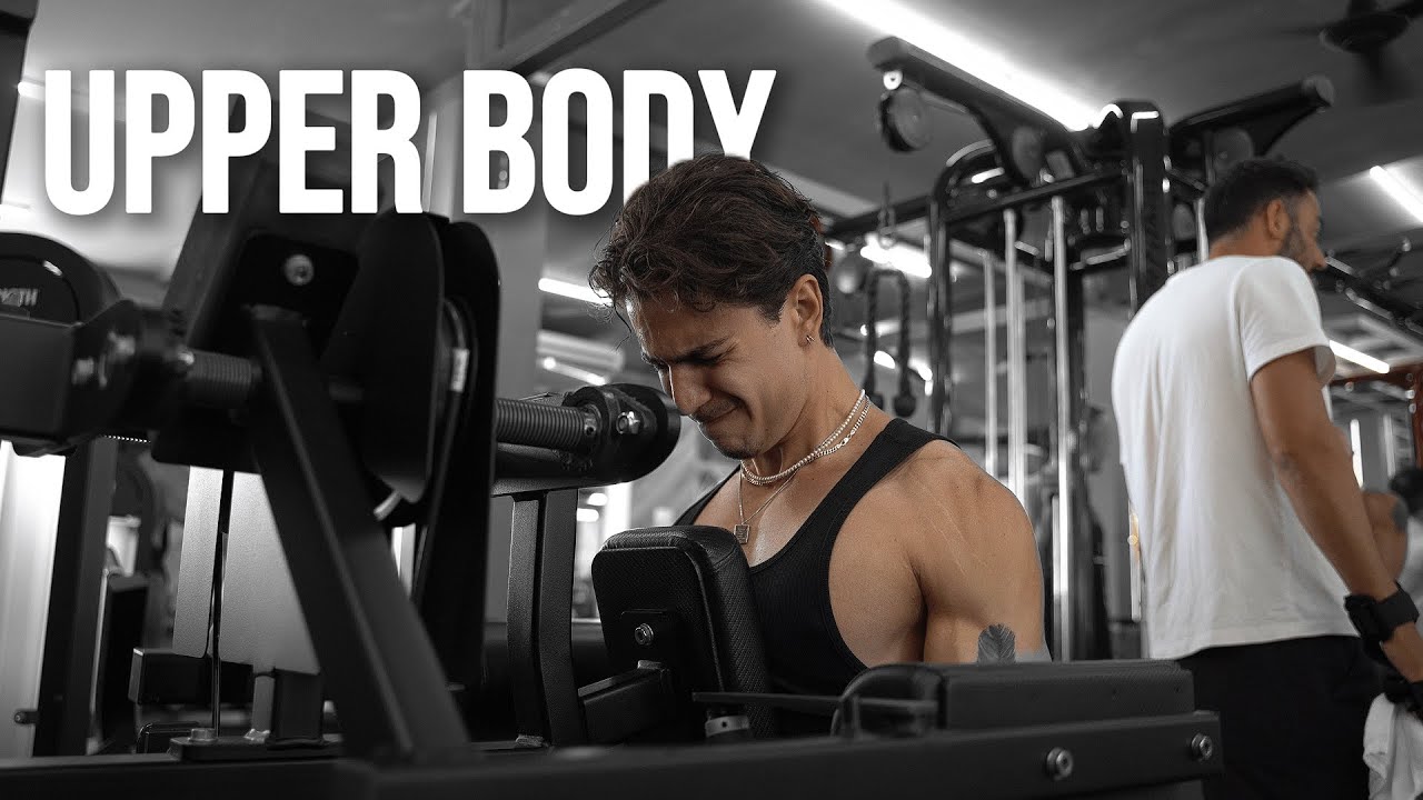 MY FULL UPPER BODY DAY - YouTube