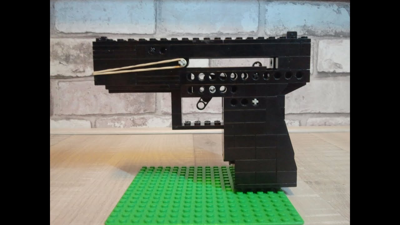 Working LEGO Baby Glock Pistol V3 - YouTube