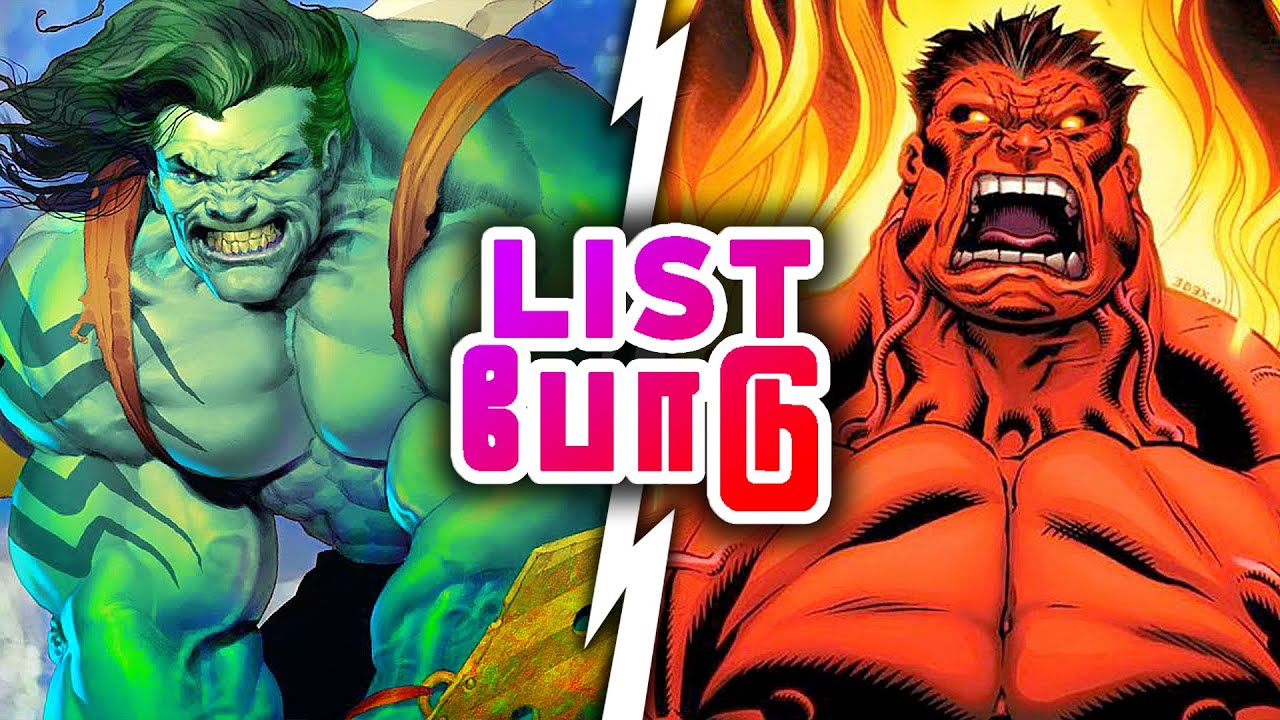 Top 5 Alternate HULK Forms (தமிழ்) - YouTube