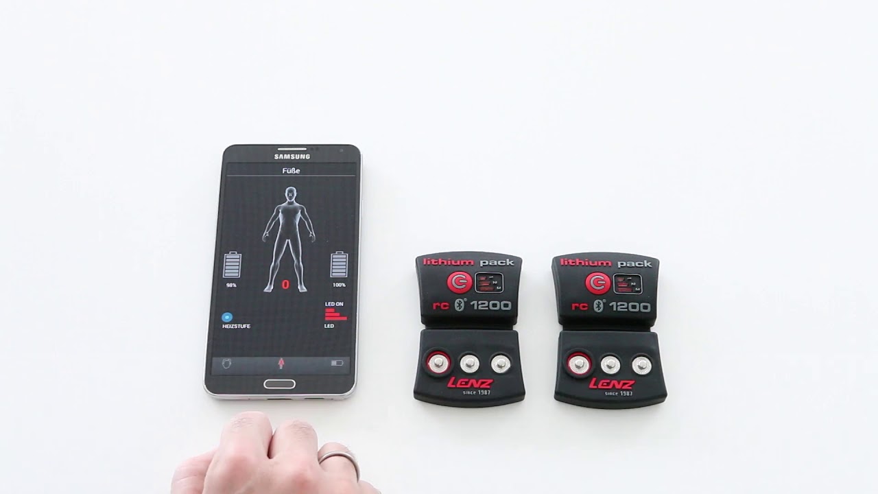 Lenz heat app - pairing lithium pack & smartphonenz Anwendungsfilm ...