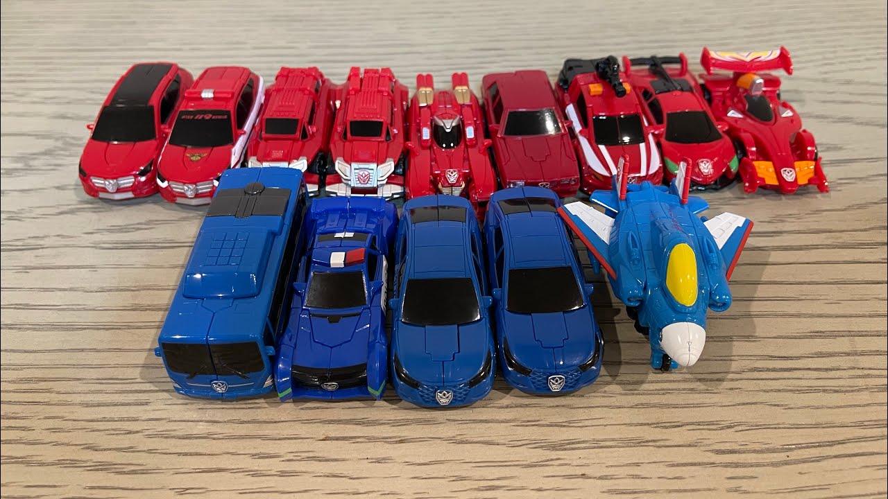 헬로카봇 미니 Hello Carbot Mini Red Blue Transformation Play Part 2 - YouTube