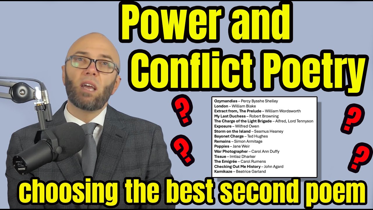 Mastering 'Power and Conflict' Poetry: Choose the Perfect Second Poem ...