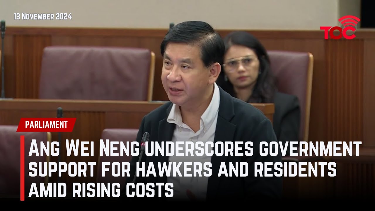 Ang Wei Neng underscores government support for hawkers and residents ...