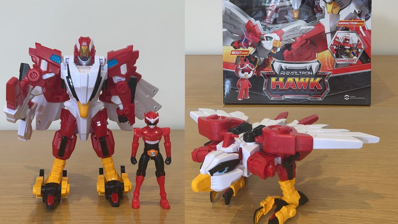 미니특공대 애니멀트론 호크 (해외판) : Miniforce Animaltron Hawk - YouTube