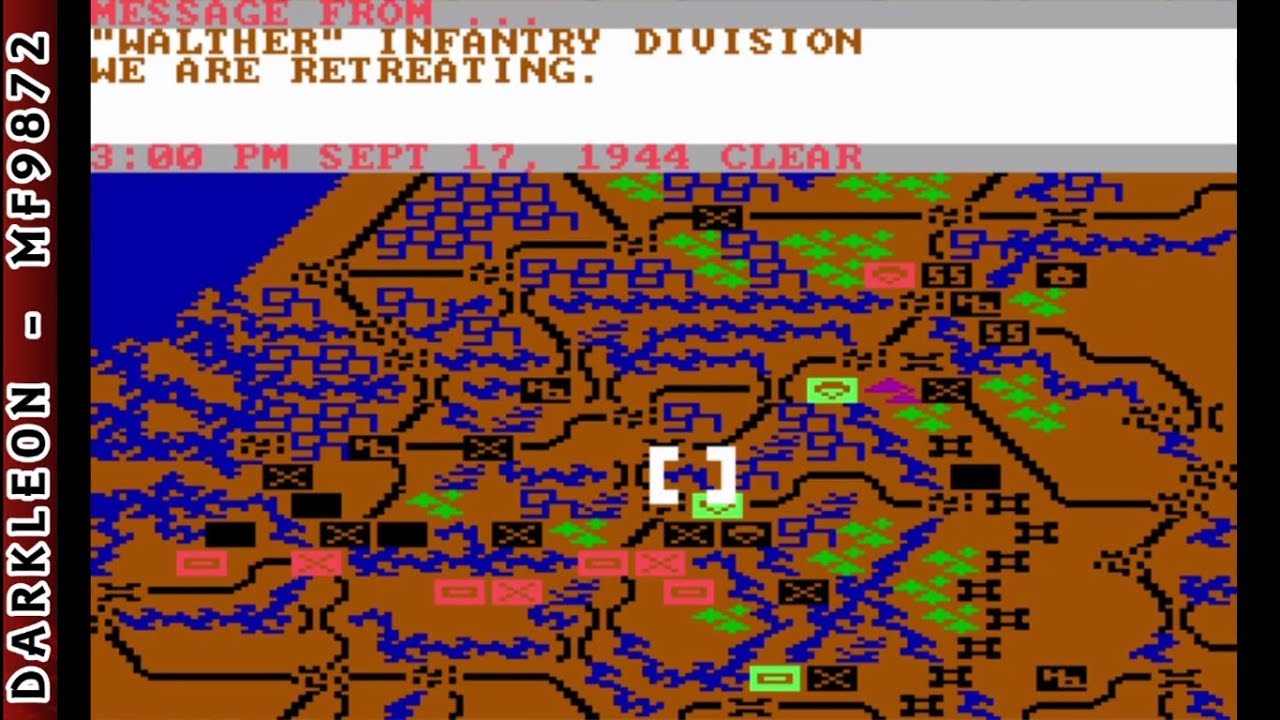 Crusade in Europe © 1986 MicroProse - PC DOS - Gameplay - YouTube