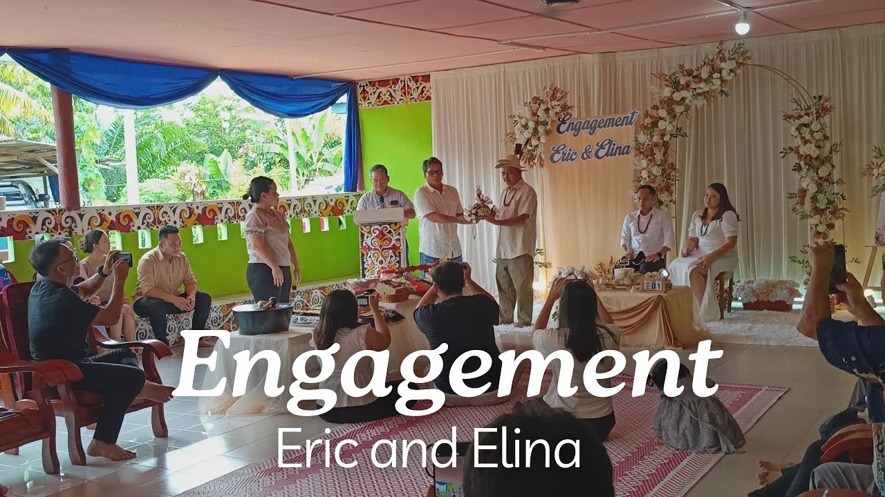 Eric & Elina Engagement Day at Long Dungan Belaga - YouTube