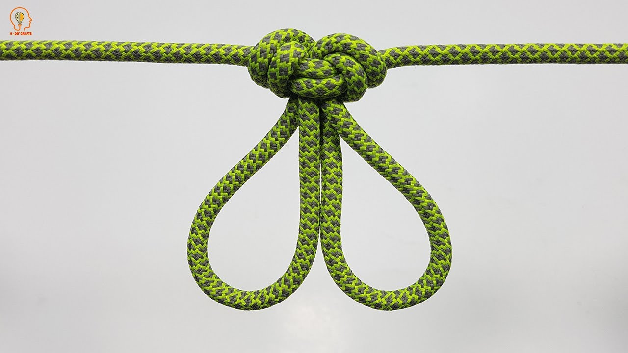How to Tie the Double Alpine Butterfly Loop - Usefull Knot in Life ...