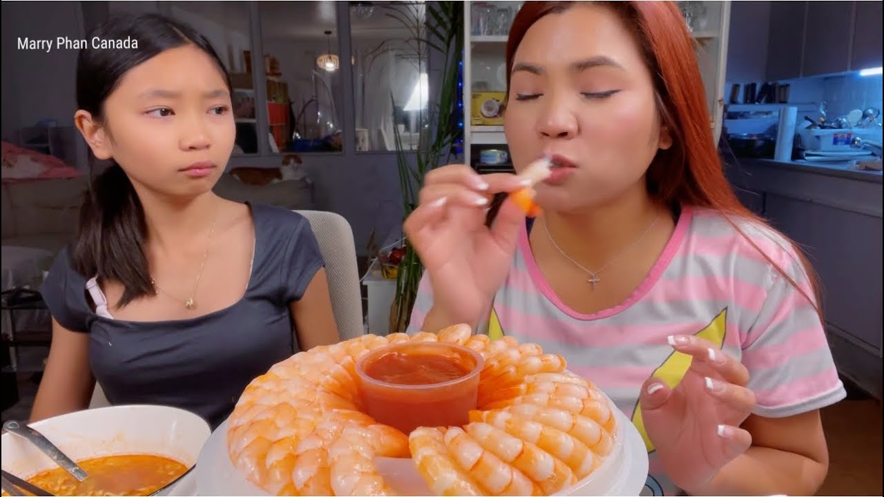 Ăn Tôm Nhẫn và Tâm Sự Chuyển Mất Ngủ của Marry Phan - YouTube