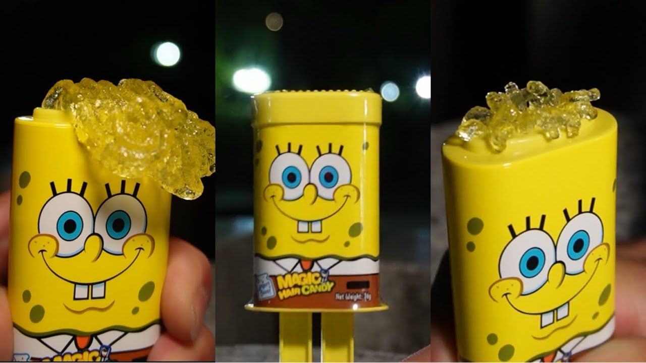 magic hair candy🍭spongebob🧽Sumo battle🆚🤼 - YouTube