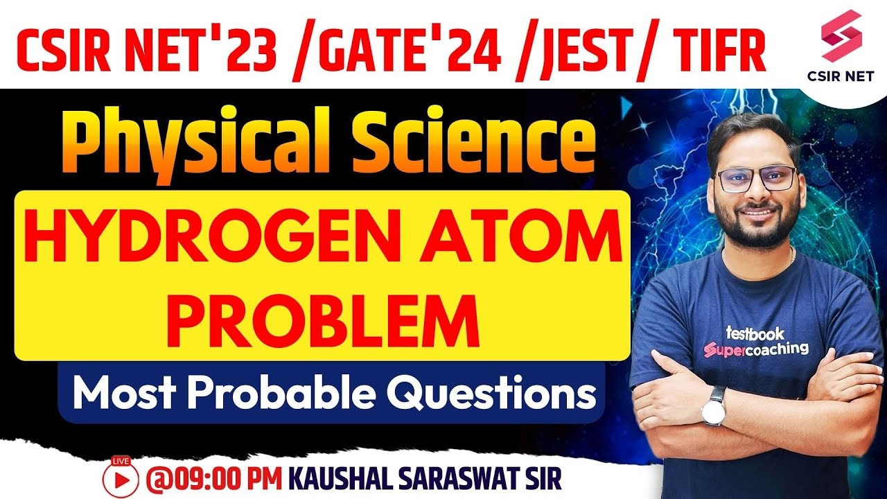 CSIR NET Dec 2023 | GATE 2024 | Physical Science | Quantum Mechanics ...