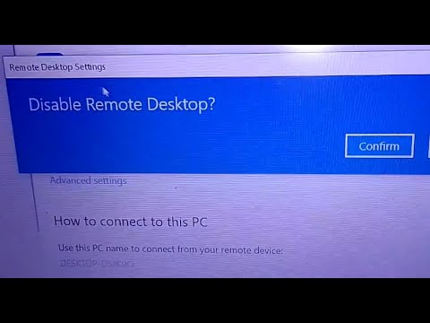 how to disable remote desktop on windows 10 !! remote desktop kaise ...