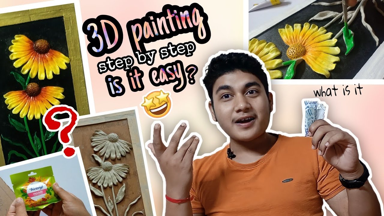 3d Painting || Clay Painting || Clay Art - YouTube