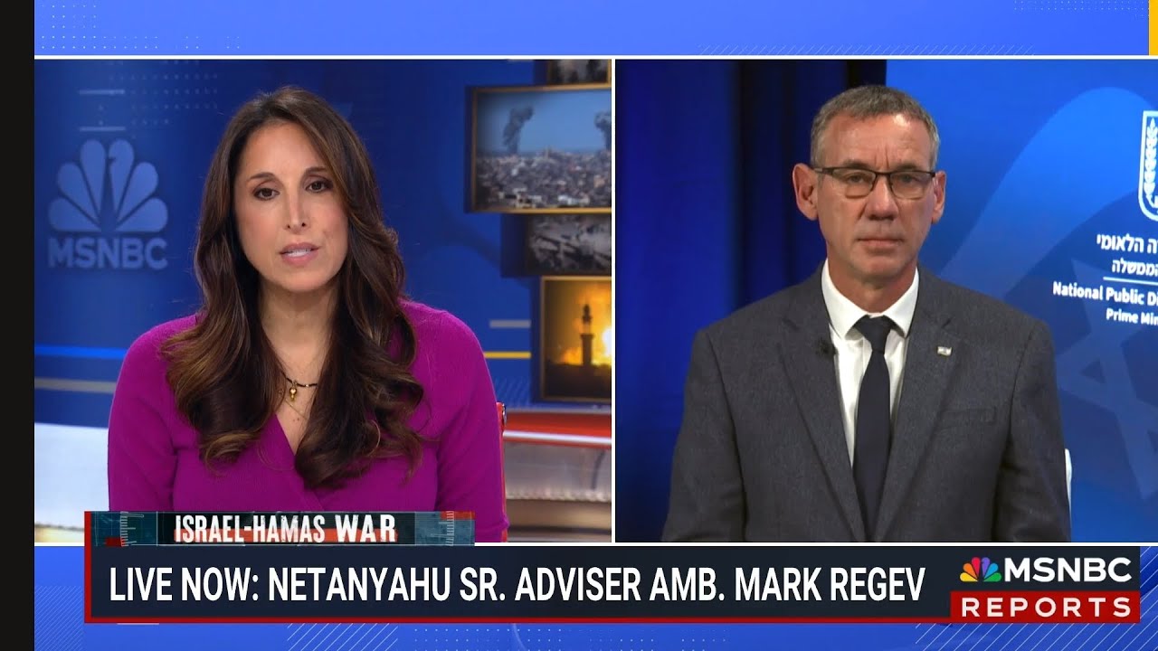 Mark Regev on MSNBC - 27/12/2023 - YouTube