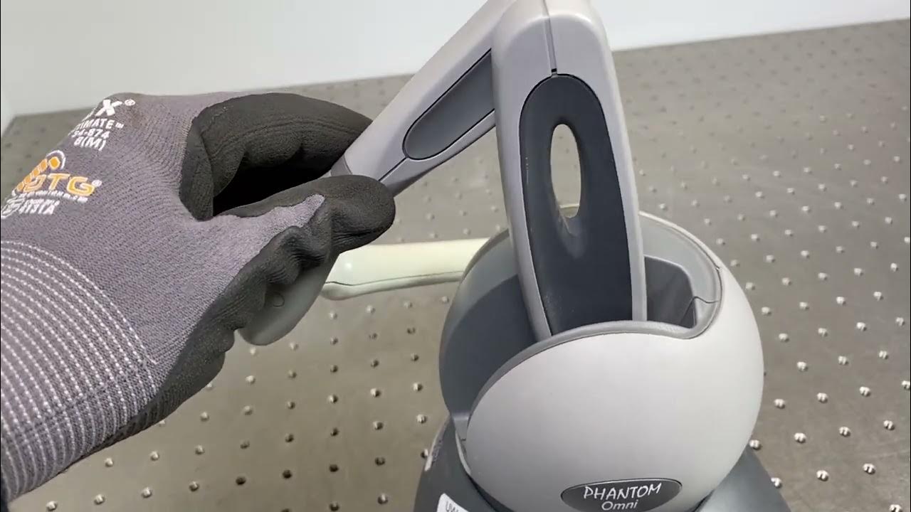 GovDeals: Haptic Device: Phantom Omni Scantrainer (355-22) - YouTube
