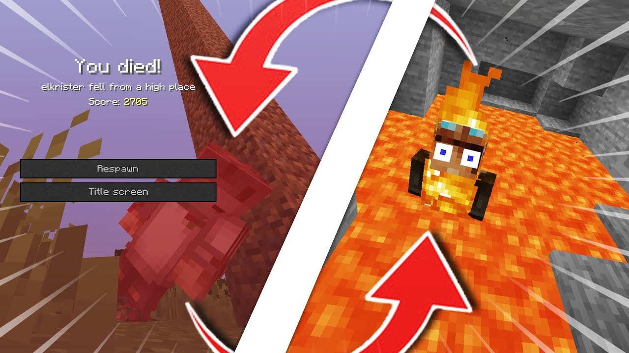 Minecraft mais TOUTES les 5 MINUTES NOS PLACES SONT ÉCHANGÉES ! Ft ...