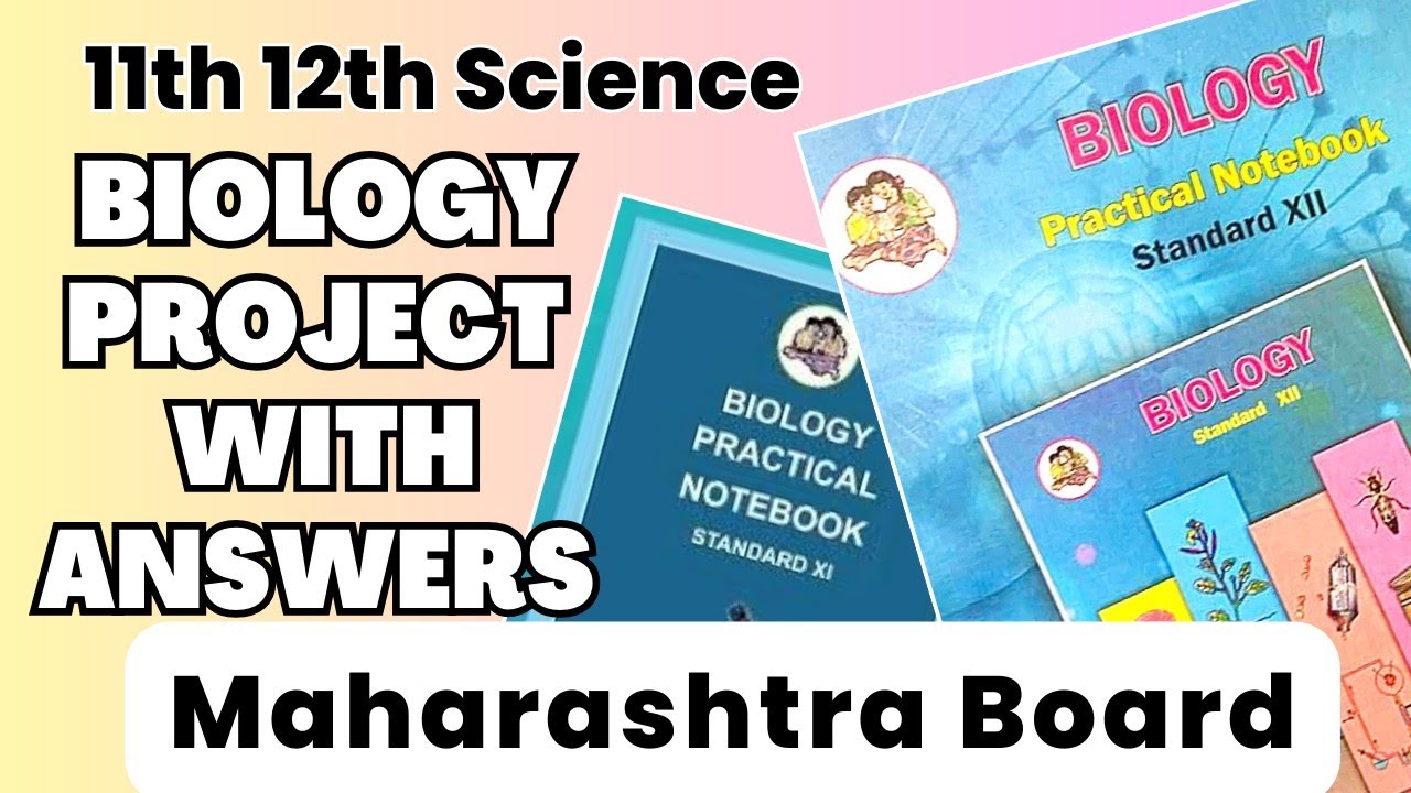 11th, 12th Biology Project 12 📚 Maharashtra Board | #biologyproject # ...