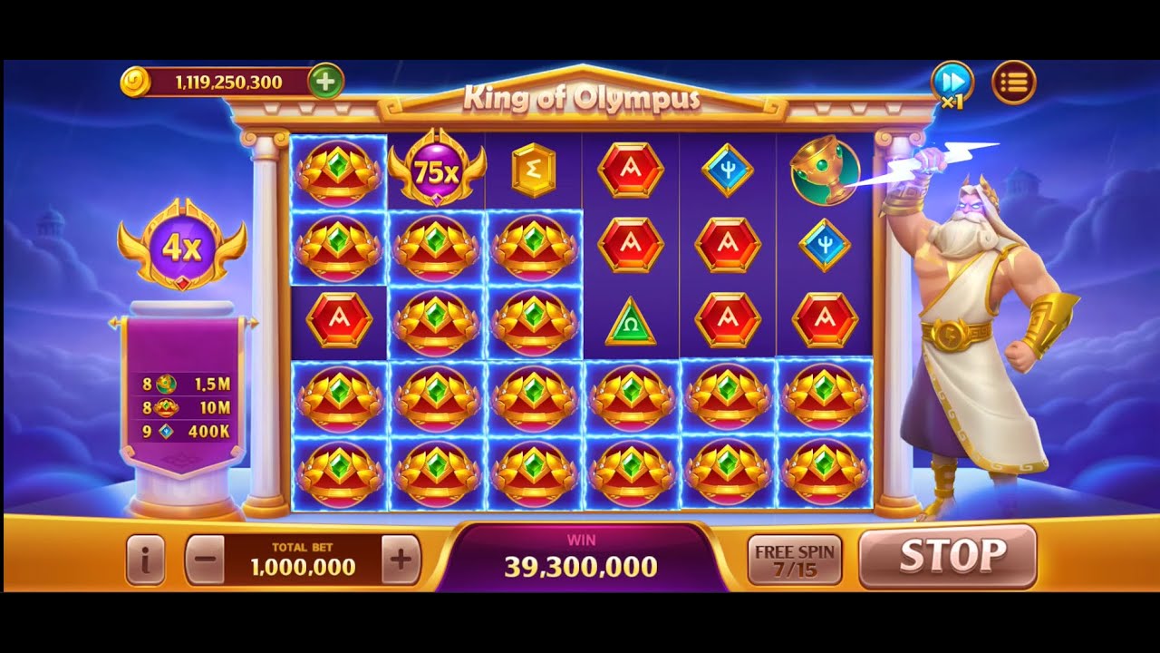 X 75 MAHKOTA KONEK !!!! king of olympus - high domino #kakekzeus #slots ...
