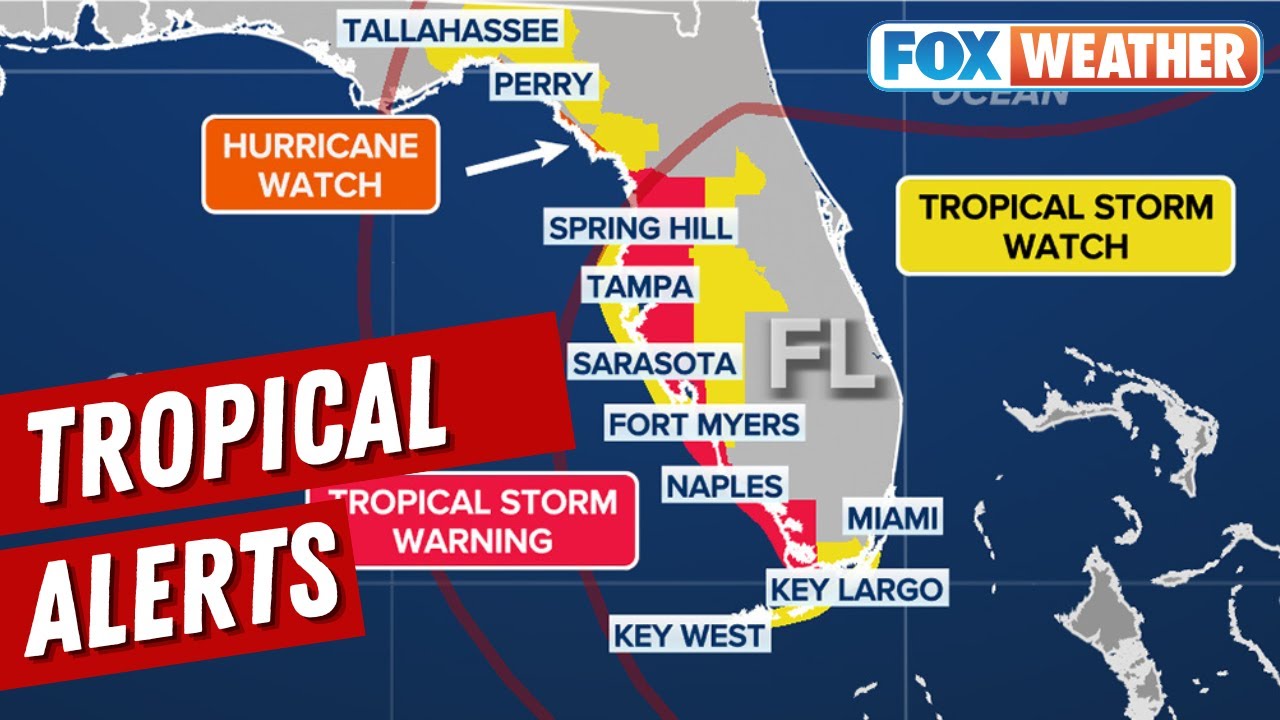 Hurricane Watch Issued In Florida As Tropical Depression 4 Expected To ...