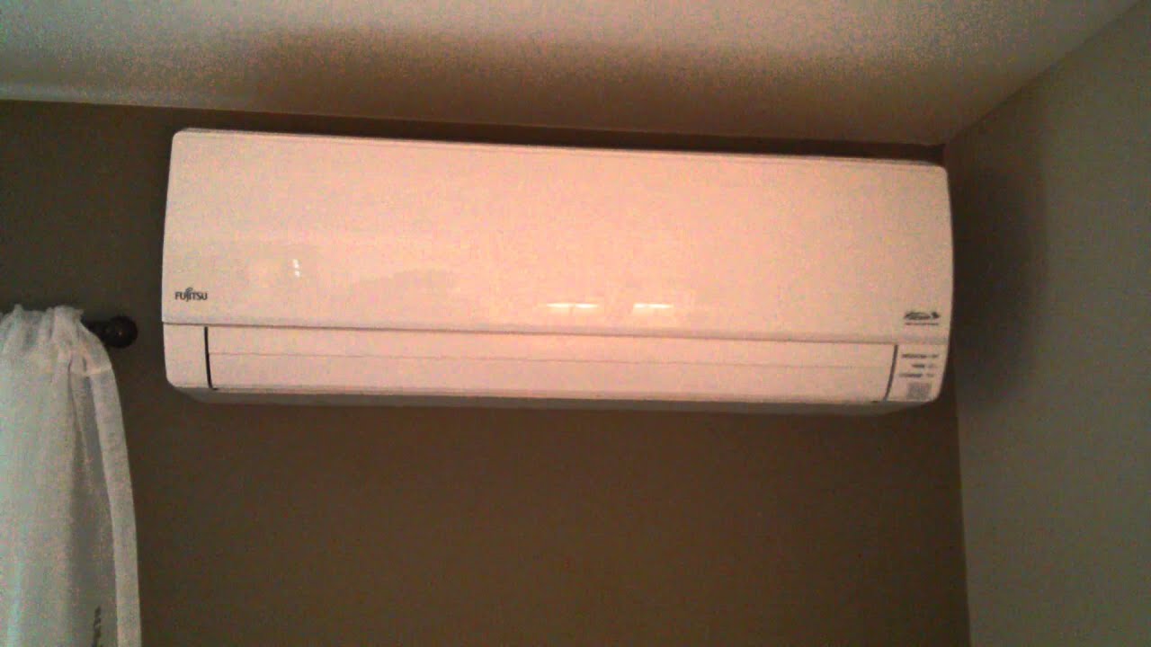 Fujitsu ASU12RLF noise - YouTube