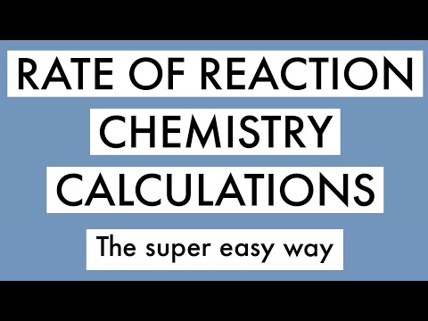 RATE OF REACTION A LEVEL CHEMISTRY CALCULATIONS IN CHEMICAL KINETICS ...