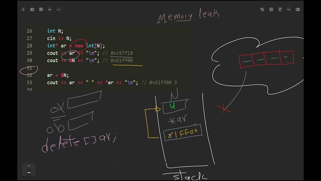 Memory Leak - #7 - [Arabic] C/C++ - YouTube
