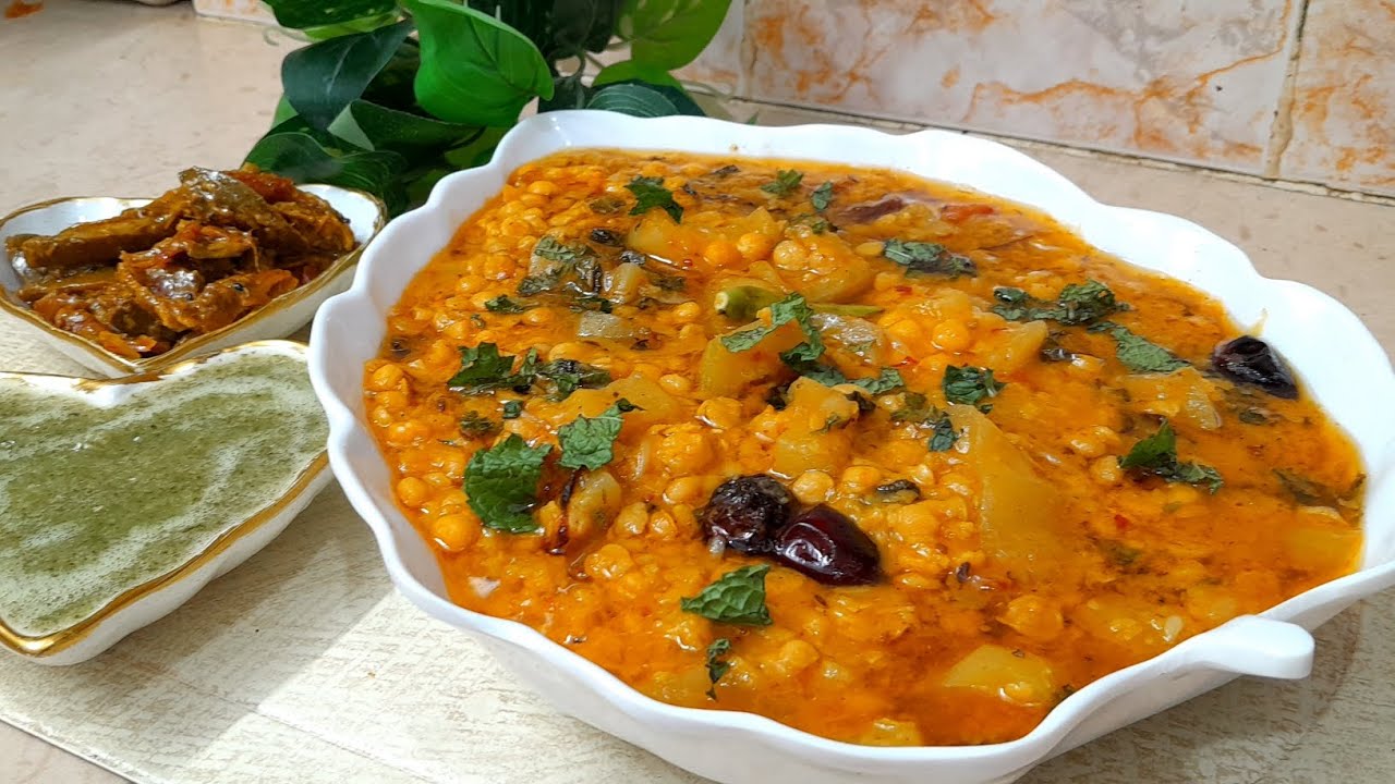 Lauki & Cnana Daal || Bottle Gourd Curry with Lentils || Healthy ...
