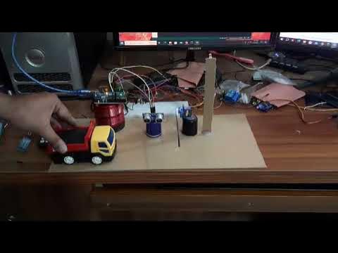 Automatic car parking toll gate system (Arduino) - YouTube