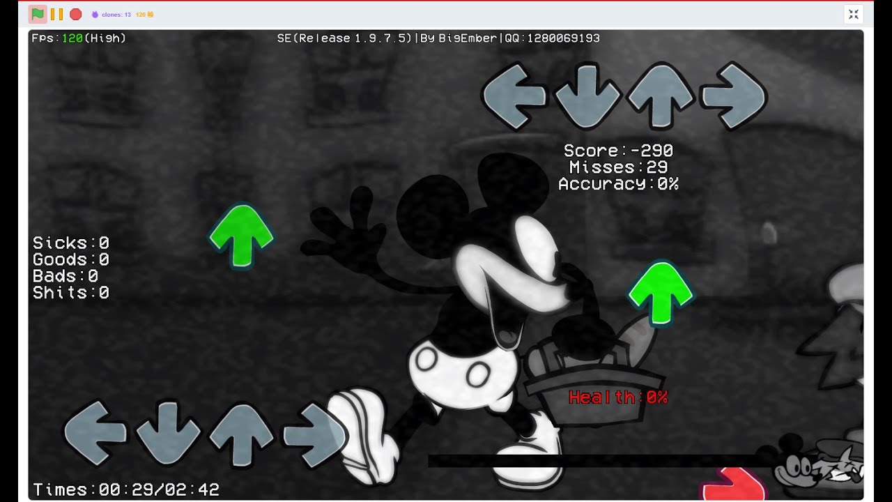 FNF vs Mouse 2.6 Disk 3 Misery in Scratch! - YouTube