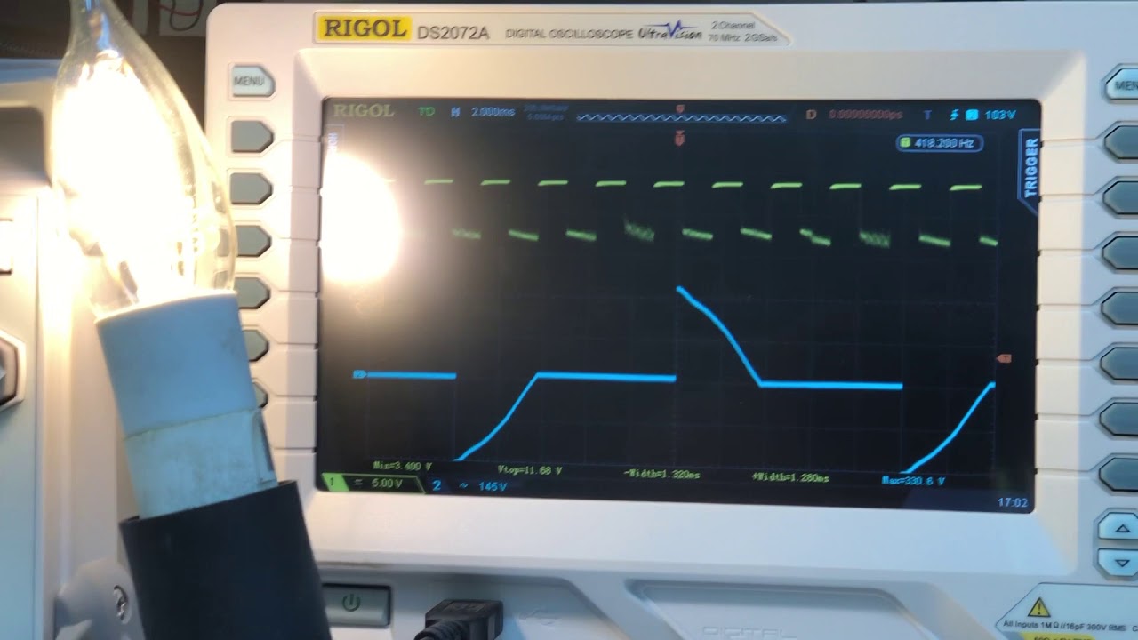PIC10F dimmer, installed on MegaD-2561-24I14O-RTC - YouTube
