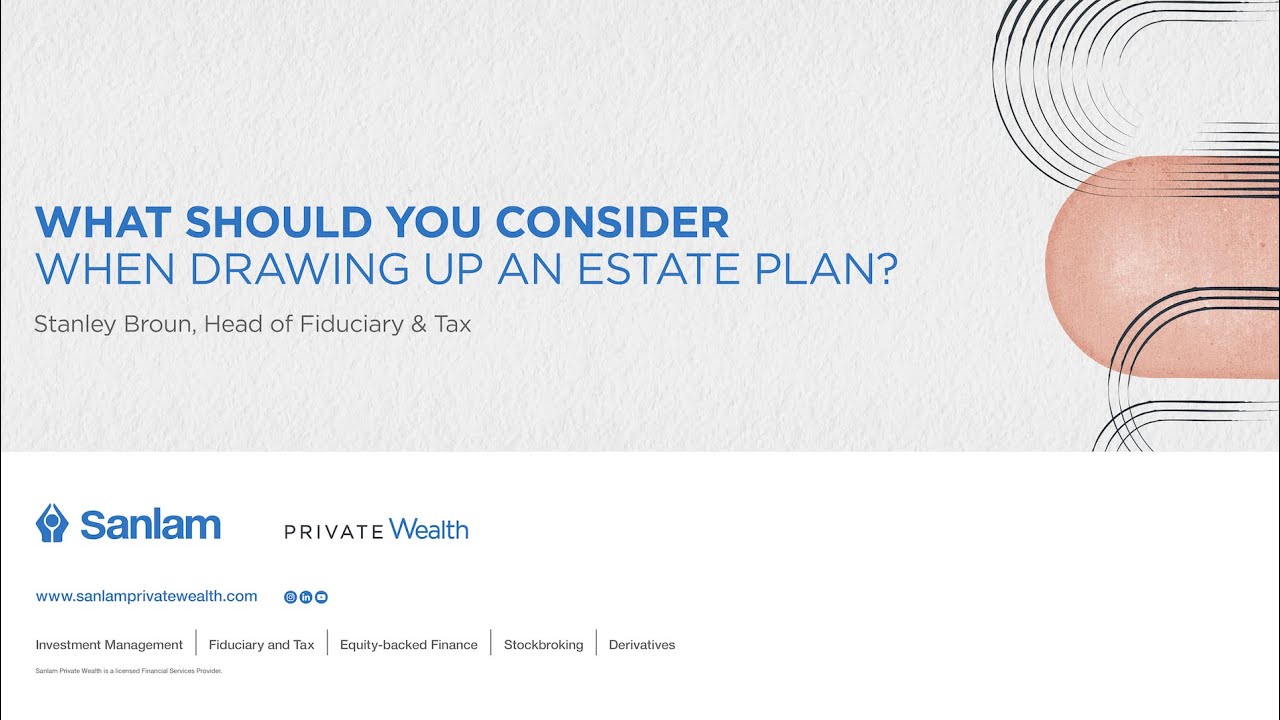Sanlam Private Wealth | Estate Planning - YouTube