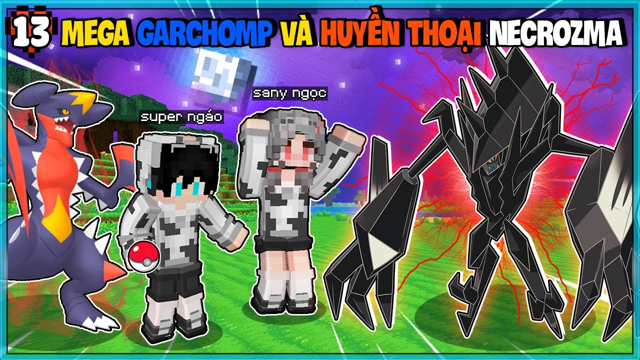 MINECRAFT PIXELMON #13: NGÁO THU PHỤC HUYỀN THOẠI NECROZMA😲TIẾN HÓA ...
