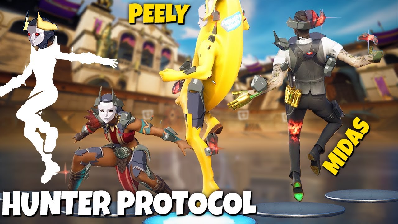 Fortnite GOLDEN LEXA Built-In Hunter Protocol Emote, but with All ...